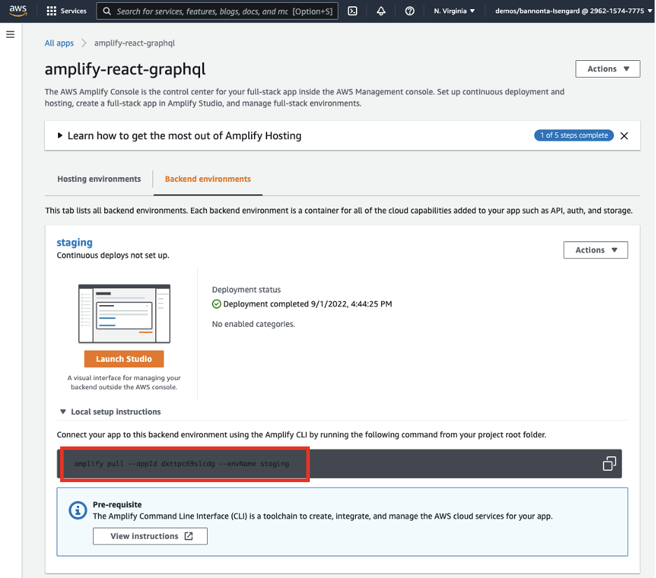 Module 2 Initialize A Local Amplify App 0266